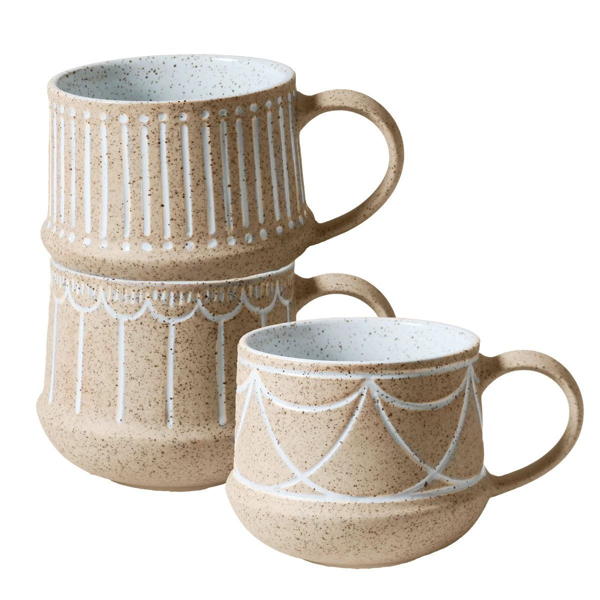 Natural Entertainer Mugs - Set of 3 – Frisky Deer