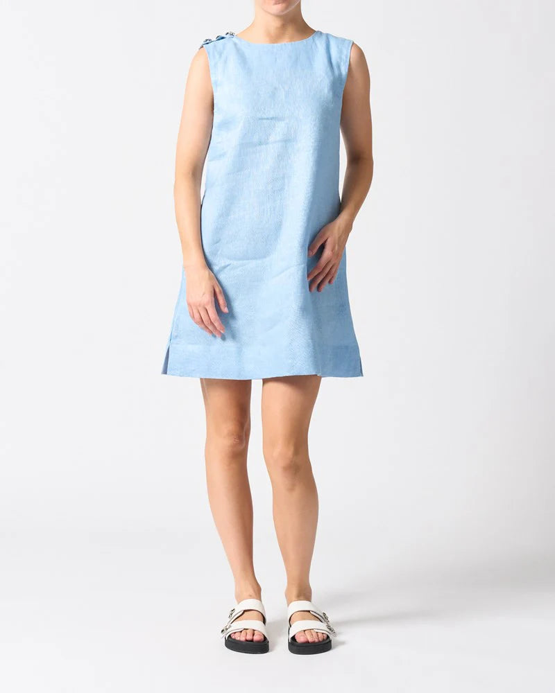 Mini Malta Dress - Sky Blue – Frisky Deer