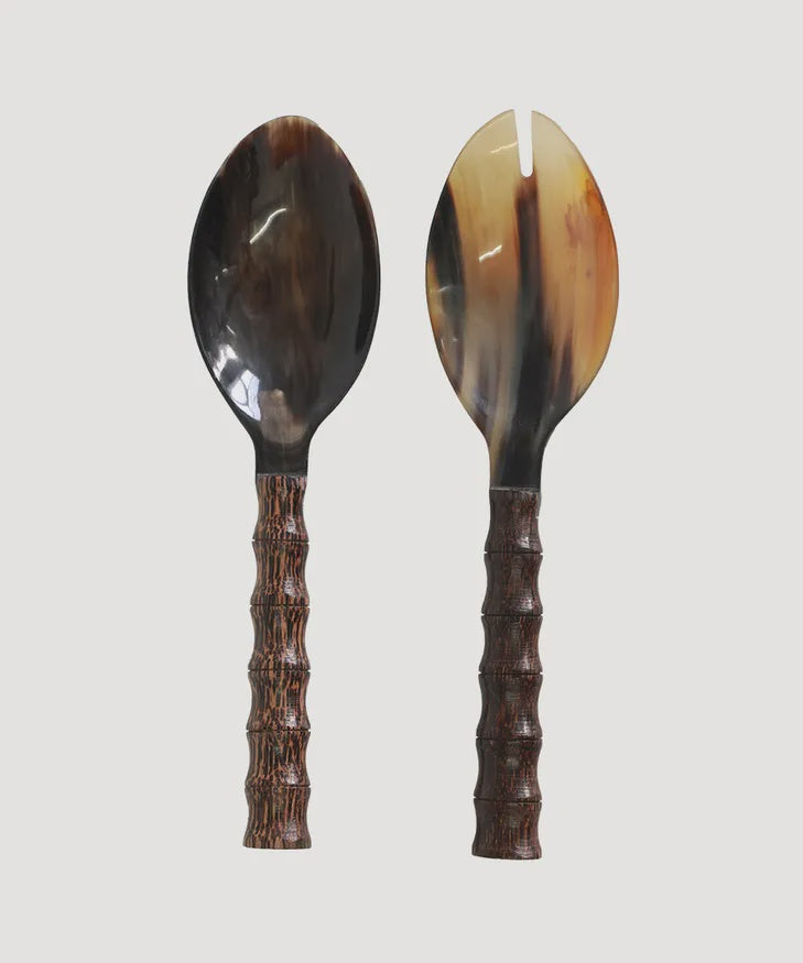 Rena Wood Salad Servers – Frisky Deer