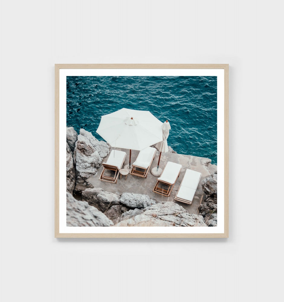 Shaded Rocks Framed Print – Frisky Deer